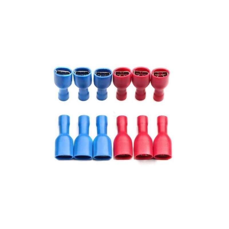 Jual Fully Skun Terminal Spade Insulated Connector Female 50pcs Mixser ...