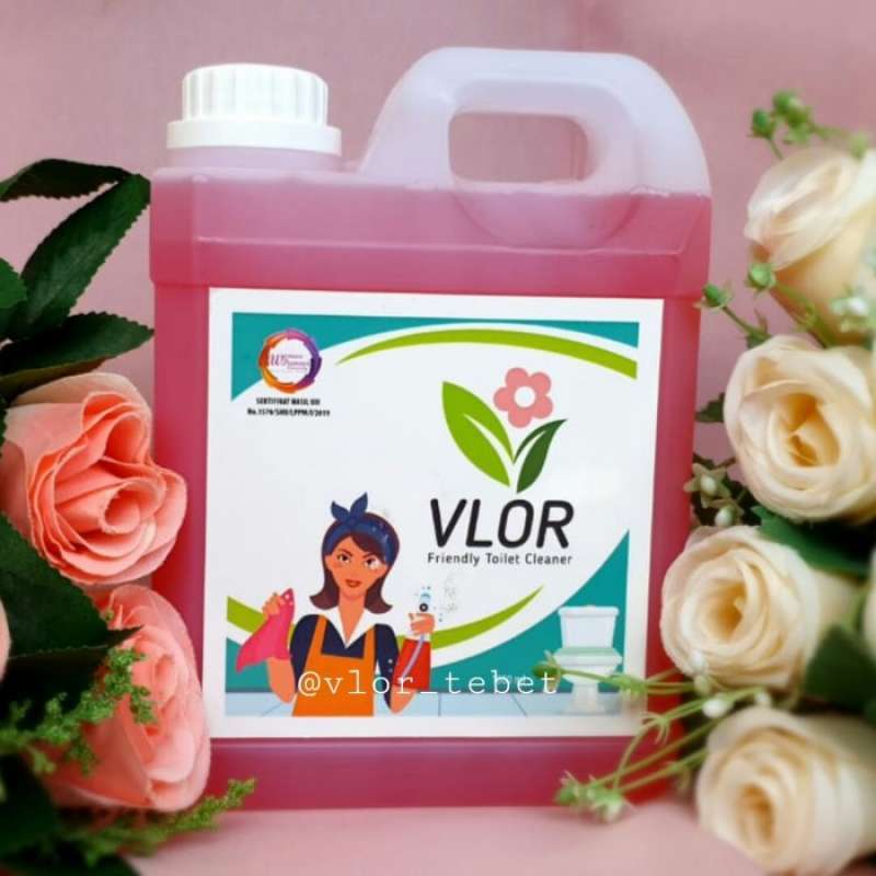 Promo Vlor Pembersih Kamar Mandi, Toilet & Kaca Ampuh (ukuran 1 Liter ...