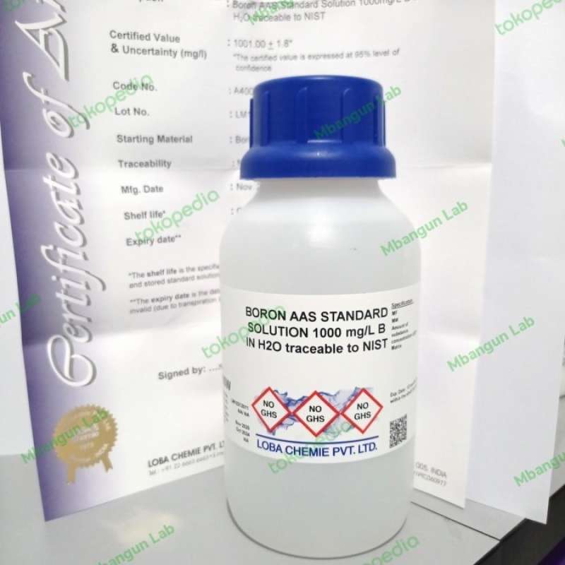 Promo Boron Ass Standard Solution 500ml Loba Chemie Equivalent Merck Diskon 33% Di Seller Lucky ...