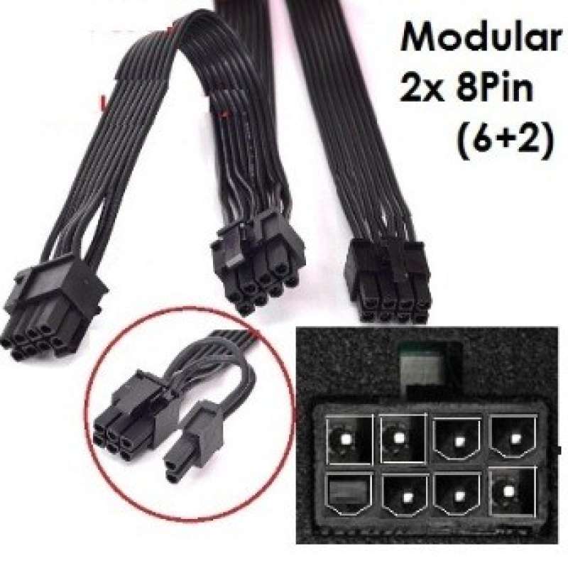 Jual Kabel Modular Psu Atx Power Pcie Vga Modular Sata Molex Panjang ...