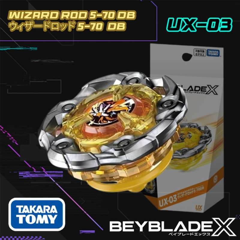 Promo Wizard Rod 5-70db [ux-03] Beyblade X Takara Tomy Ready Japan ...