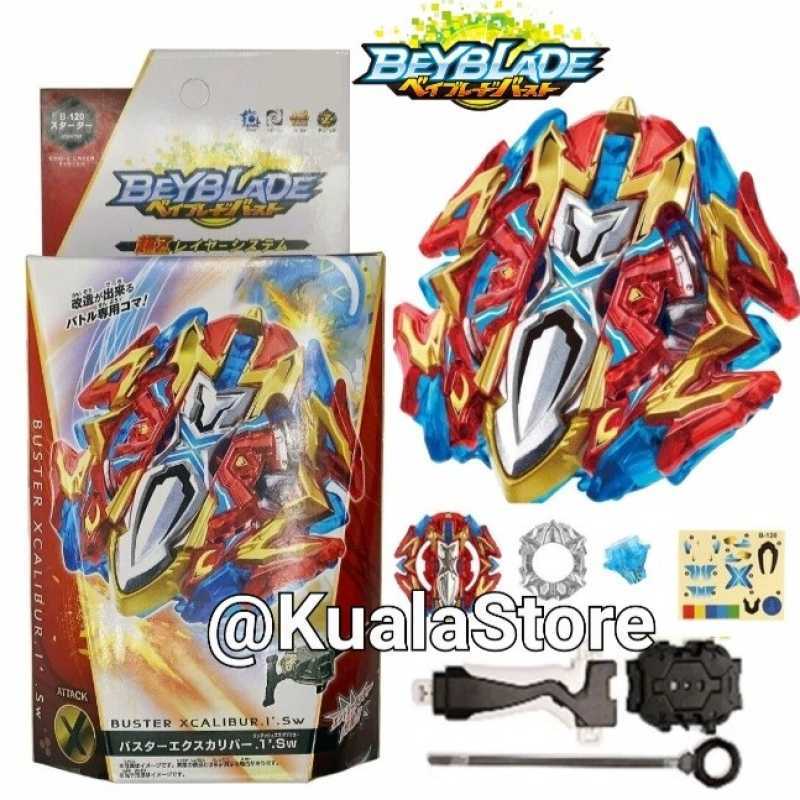 Promo Beyblade Burst Super Z Cho Z Buster Xcalius B120 Gangsing Metal ...