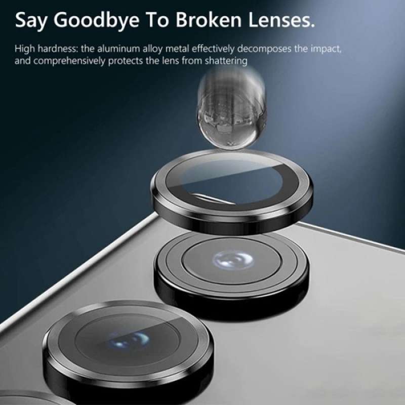 Jual Samsung Galaxy A15 A25 A35 A55 Metal Lens Ring Camera Protector - Samsung A55 Black Di ...