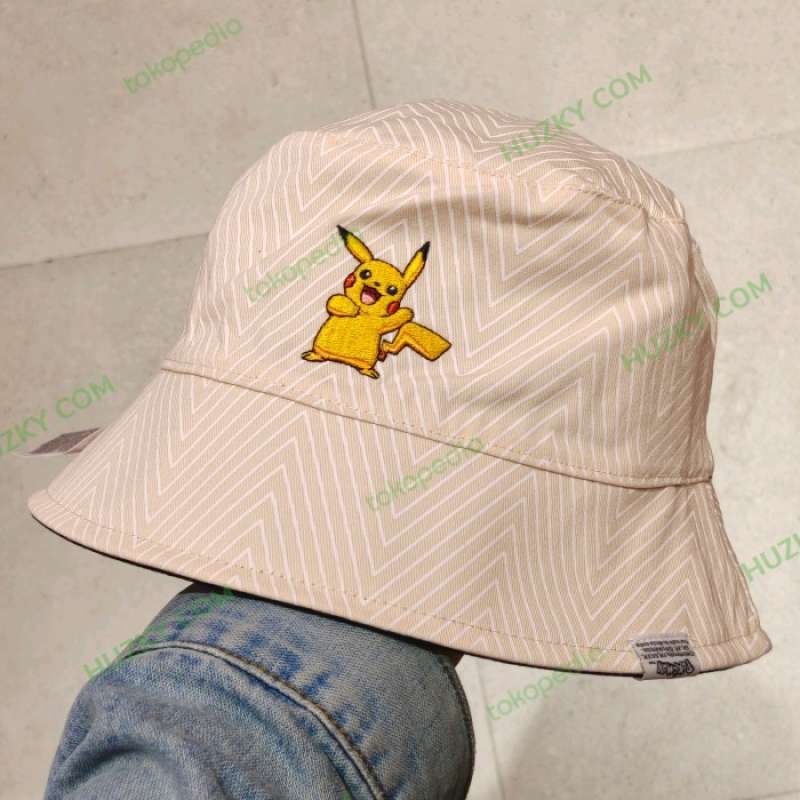 Jual Miniso X Pokemon Ðÿ†• Bucket Hat Bolak Balik Pokemon Pikachu ...