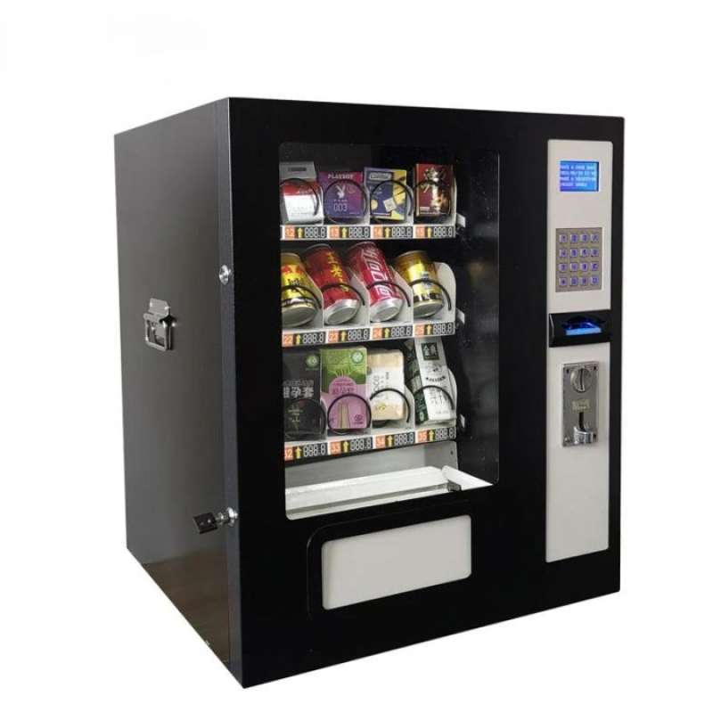 Jual Desktop Mini Cans Beverages Snacks Cash Coin Drink Vending Machine ...