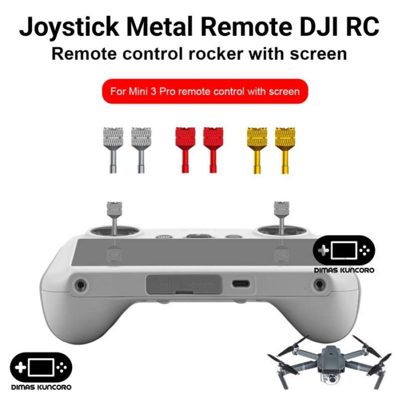 Jual Joystick Metal Remote Dji Rc Analog Joystik 1 2 Air 3 2s ...