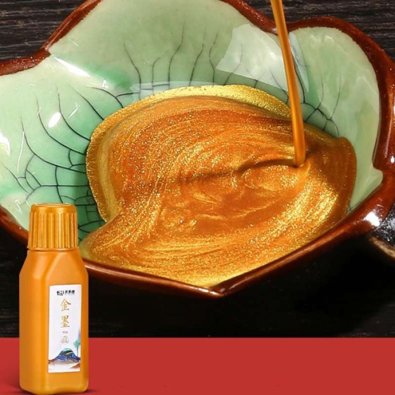 Jual Pearlescent Tinta Kaligrafi Emas Lukisan Seni Rupa Profesional Di ...