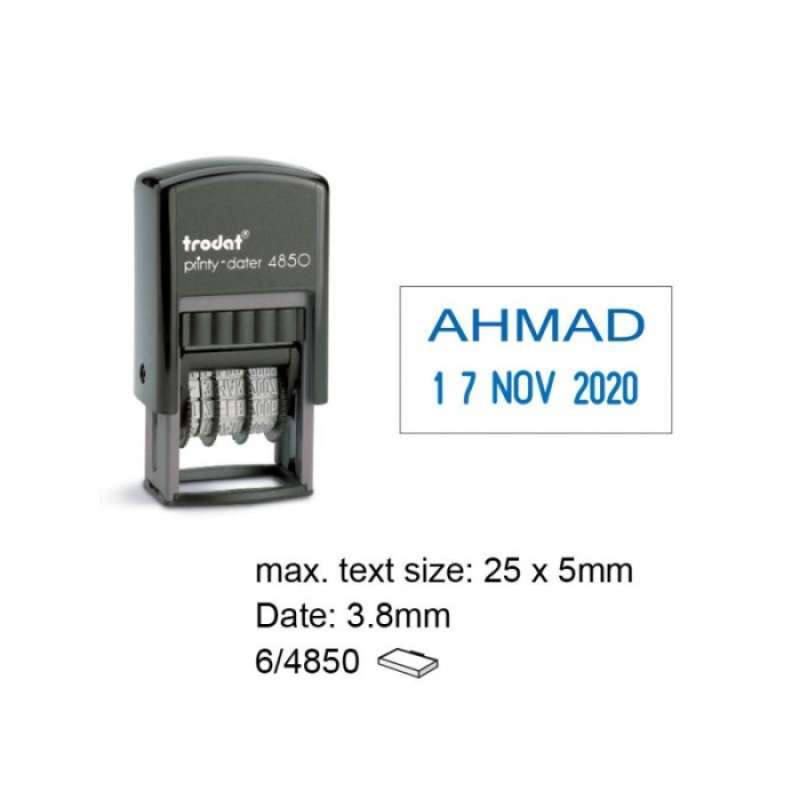 Jual Stempel Tanggal Trodat Tyep 4850 + Letter Di Seller Regstore - Cengkareng Timur, Kota ...