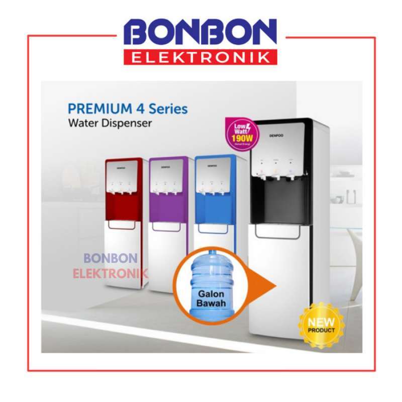 Promo Denpoo Dispenser Galon Bawah Premium 4 Series Terbaru Diskon 4% ...