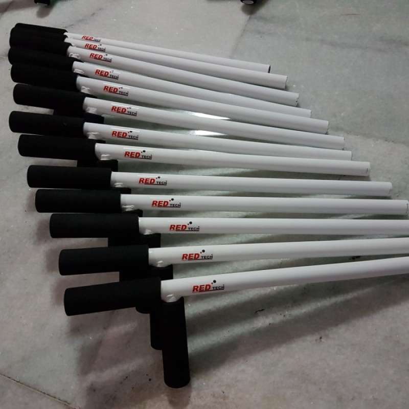 Jual Pentungan Steel Besi T Tongkat Satpam Security Redtech Putih Kuat ...