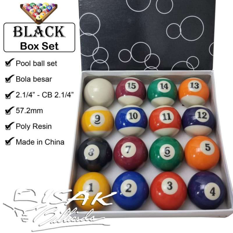 Jual Master Billiard Pool Ball Set - Size 2.1/4 Cb 2.1/4 - Bola Biliar ...