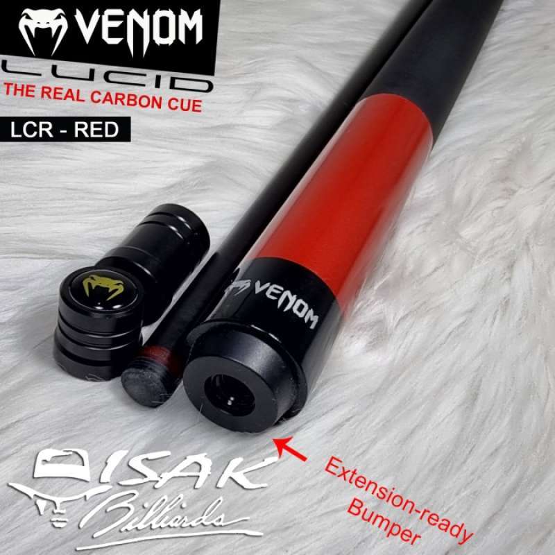 Jual Venom Lucid Carbon Lcr Red Cue Uniloc Low Deflection Stick ...