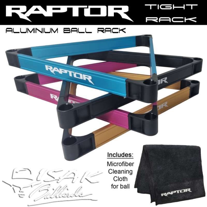 Jual Raptor Aluminium Tight Rack Triangle Pool Ball | Segitiga Bola ...