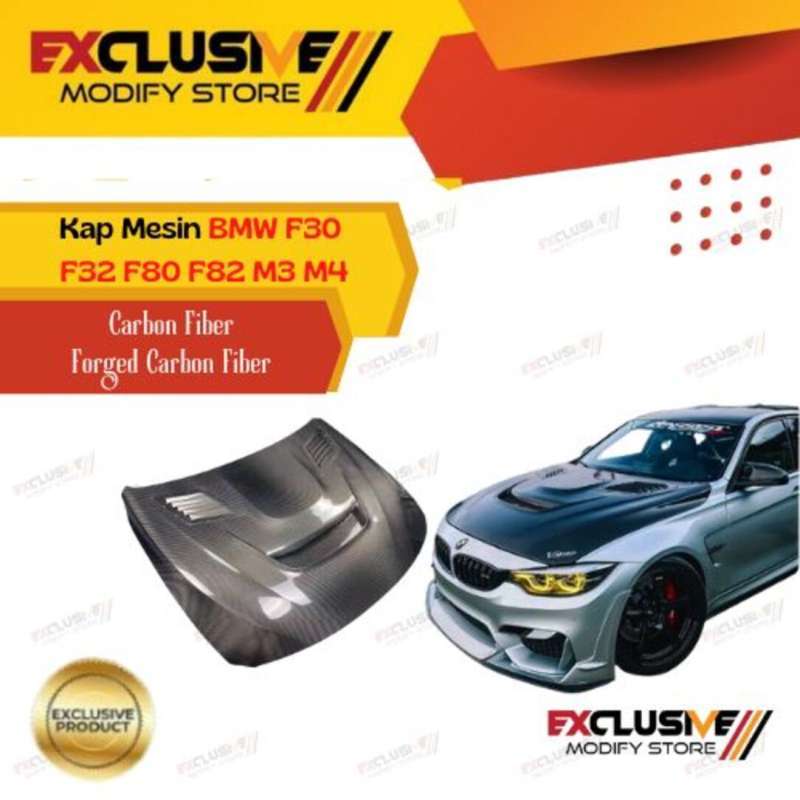 Jual Varis Kap Mesin Bmw F30 F32 F80 F82 M3 M4 Carbon Import Engine ...