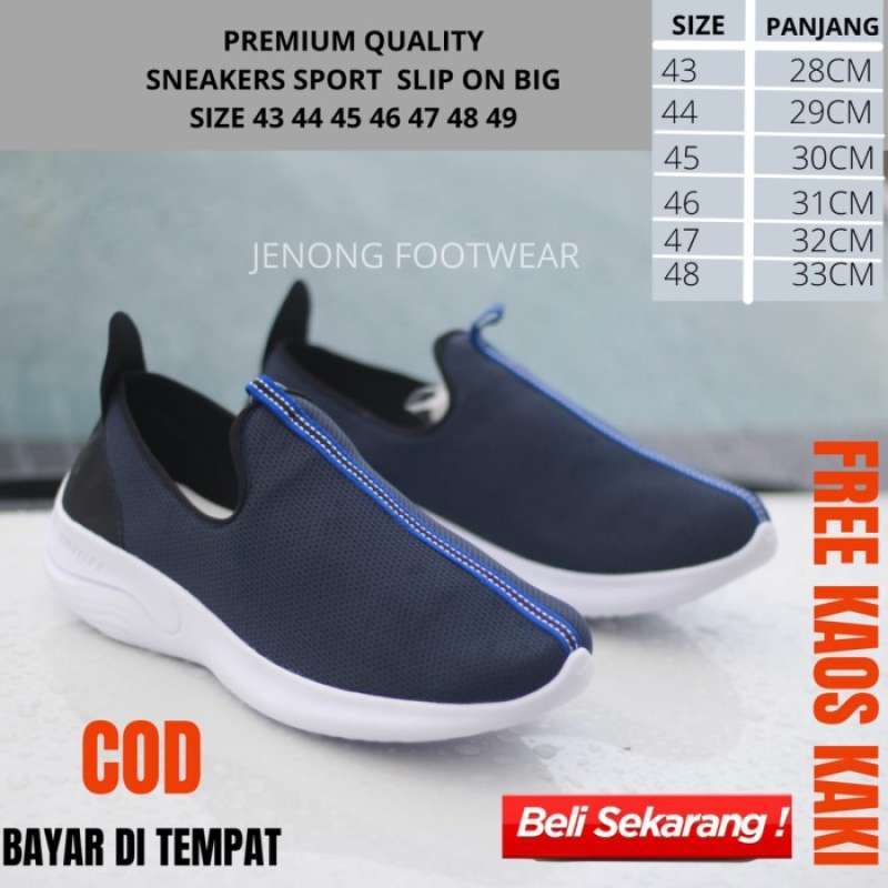 Jual [ Big Size 45 46 47 48 49 50 ] Sepatu Pria Ukuran Besar Jumbo ...