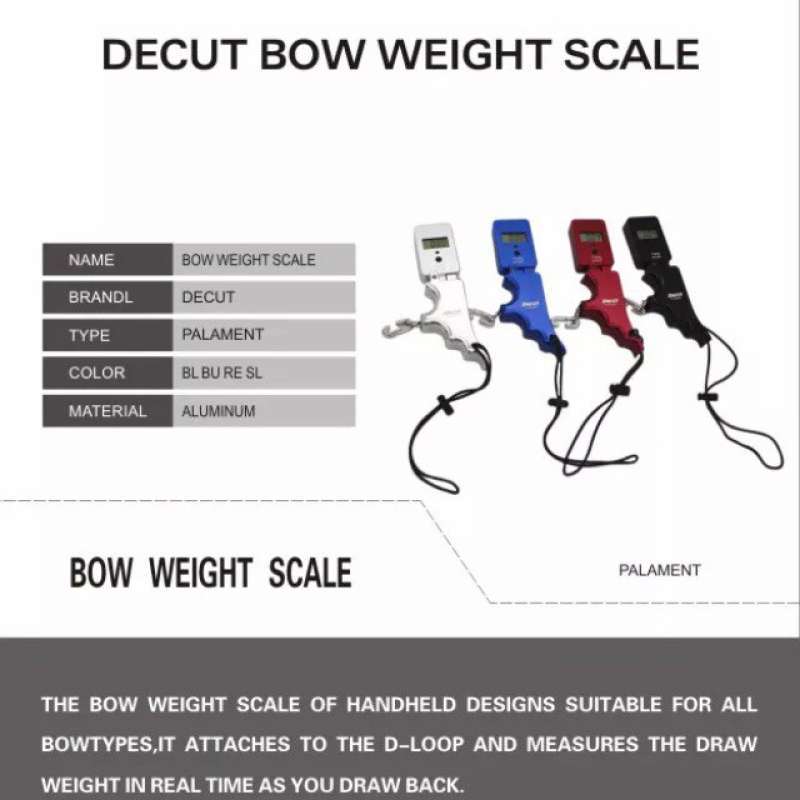 Jual Palament Bow Scale Decut - Alat Untuk Mengukur Draw Weight Dw Di ...
