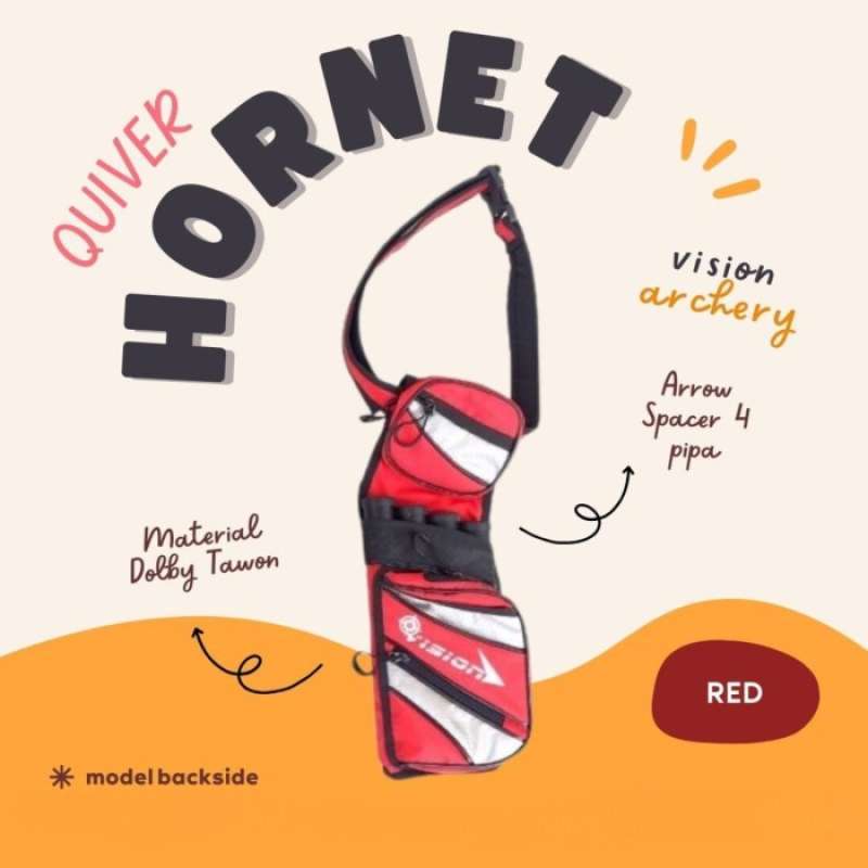 Jual Tas Anak Panah Field Quiver Hornet - Arrow Back Side Quiver ...