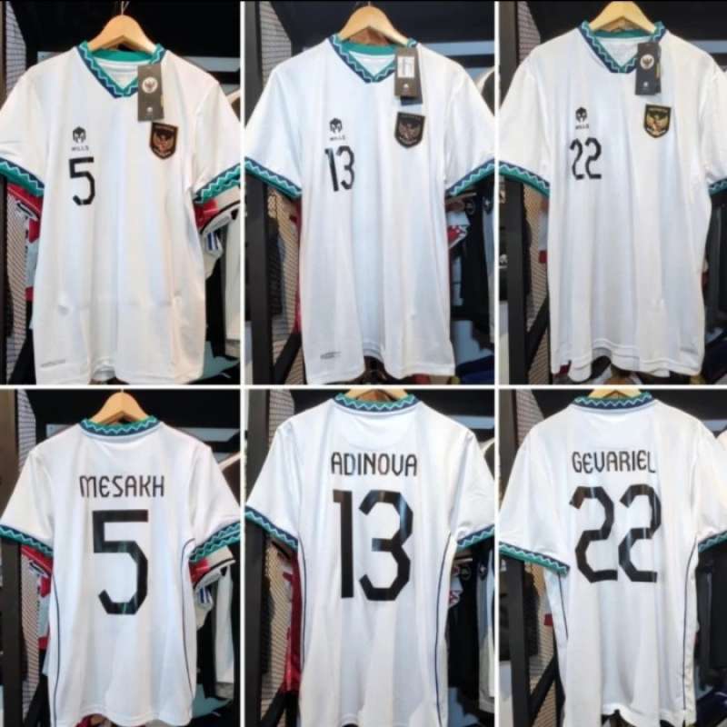 Jual Jersey Timnas Indonesia Away 2022-2023 Mills Replica Version Di ...