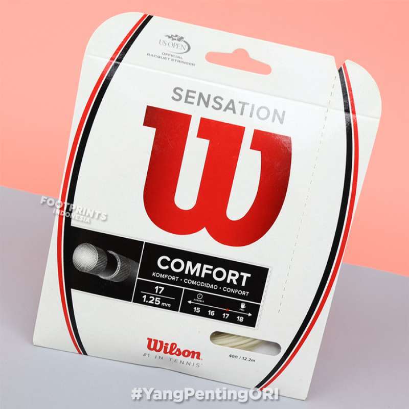 Jual Wilson Sensation Comfort Senar Raket Tenis Tennis Strings Original ...