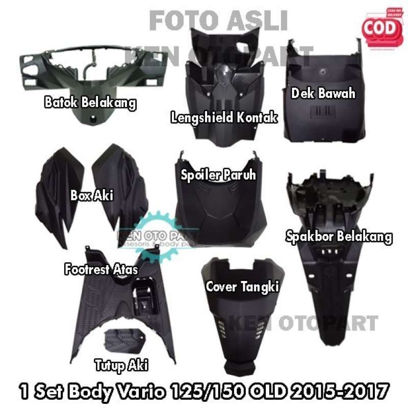 Jual Paket Full Body Kasar Honda Vario 125 Led 150 Led 2015 2016 2017 ...