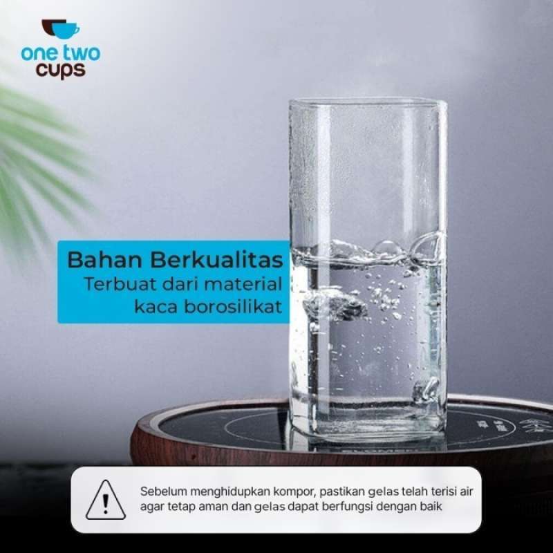 Jual One Two Cups Gelas Kaca Kotak Cocktail Borosilicate Glass Di Seller Toko Leona - Kedoya ...
