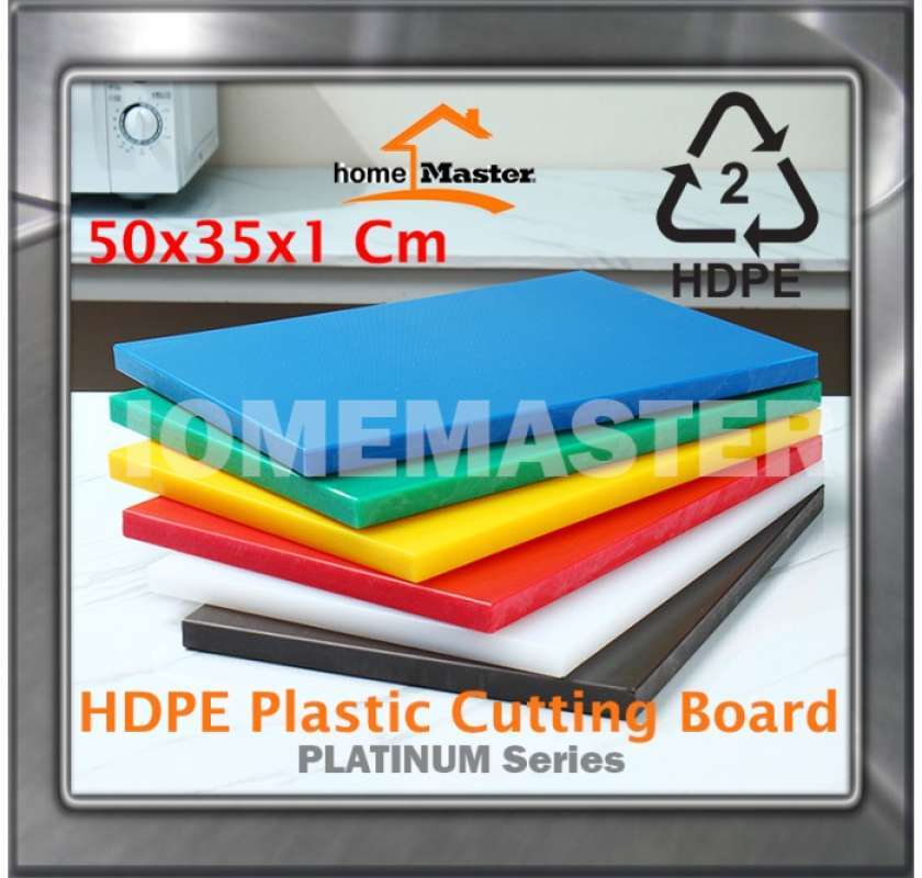 Jual Talenan/cutting Board Plastik/hdpe Warna Tebal 1 Cm 50x35 Cm ...