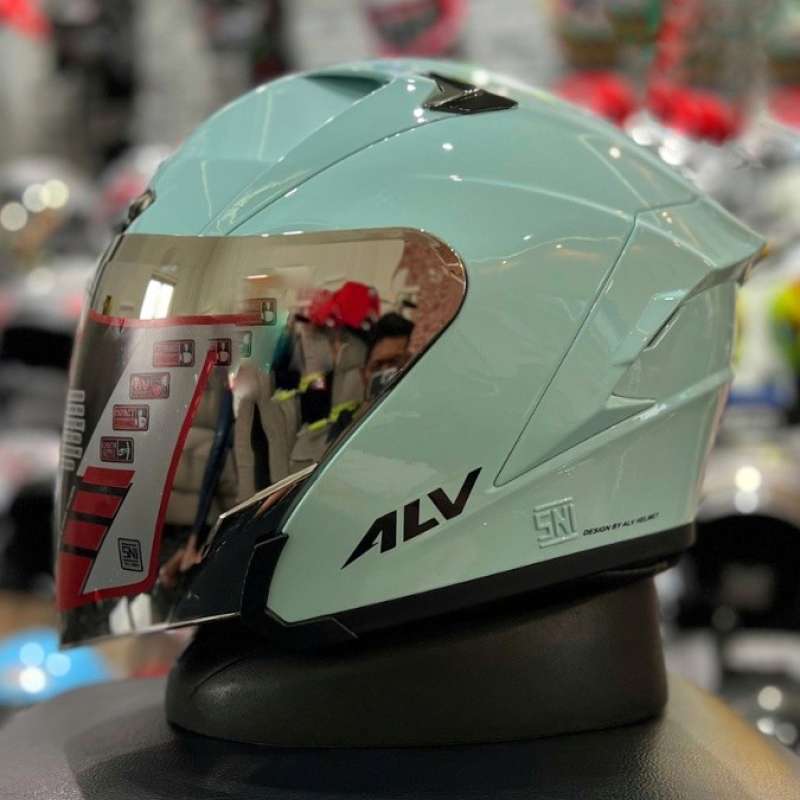 Jual Helm Alv Ultron New Half Face Single Visor Sni Di Seller Tombstone ...
