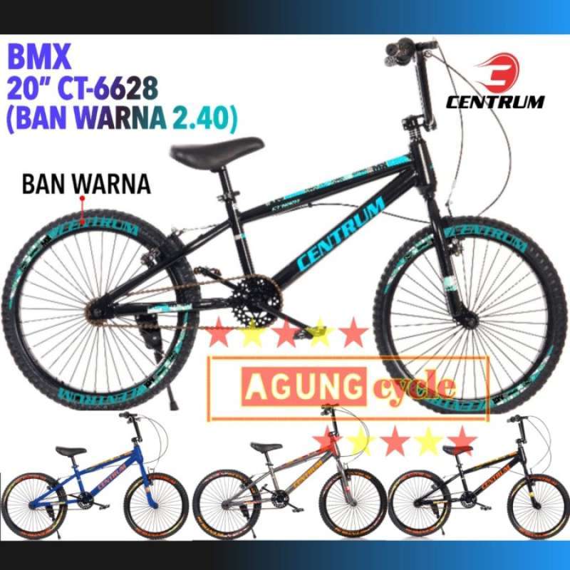 Promo Sepeda Bmx 20 Velion Frame Besi Spoke Motor Ban Jumbo 2.40 Anak ...