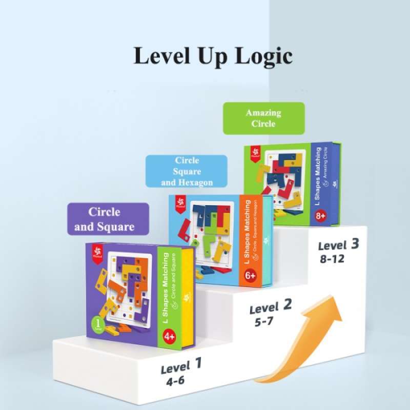 Promo L Shapes Matching-level 2:circle, Square And Hexagon Diskon 23% ...