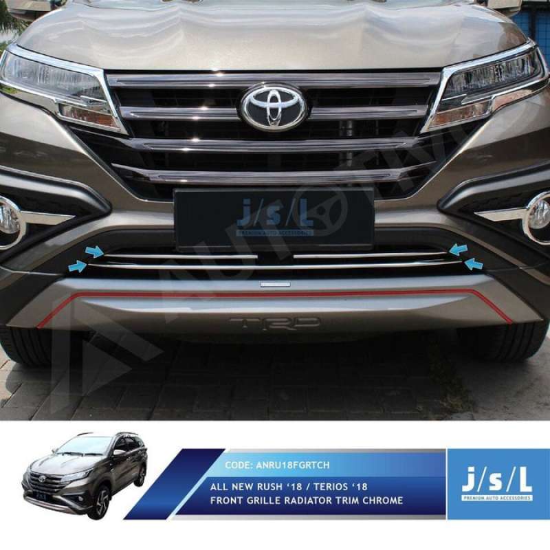 Promo List Grill Radiator Allnew Rush 2018 Front Grille Radiator Chrome ...