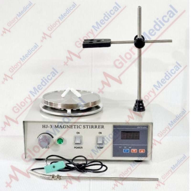 Promo Hot Plate Magnetic Stirrer Digital Vortex Mixer Hj-3 Hj3 Diskon ...