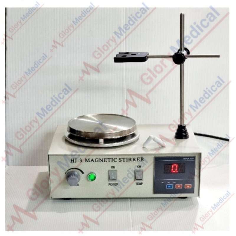 Promo Hot Plate Magnetic Stirrer Digital Vortex Mixer Hj-3 Hj3 Diskon ...