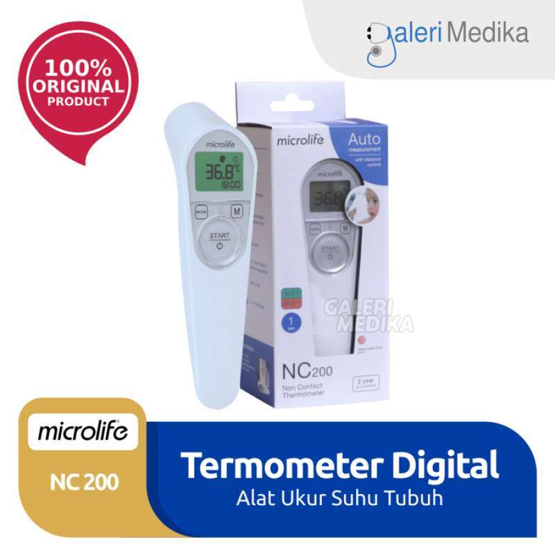 Promo Termometer Non Contact Microlife Nc-200 - Thermometer Digital ...