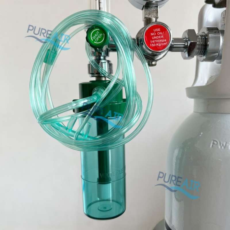 Promo Tabung Oksigen 2m3 Set Komplit 4in1 (tabung+regulator+selang+troli) Diskon 23% Di Seller ...