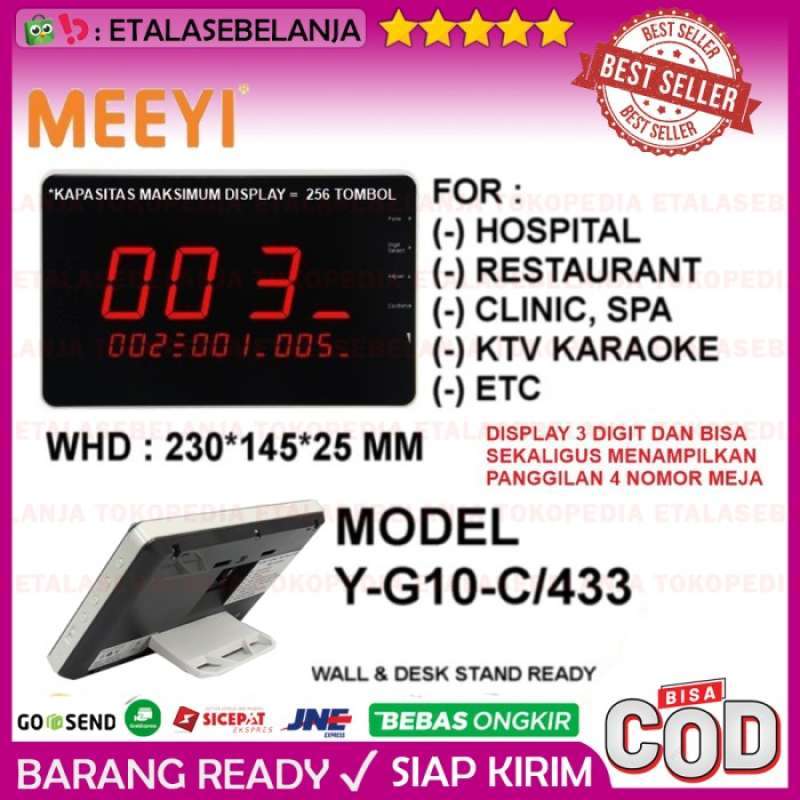 Promo Hospital Nurse Caller Wireless Display Receiver 3-digit Meeyi Y ...
