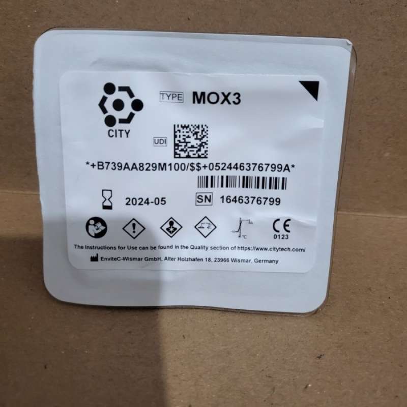 Promo O2 Cell Oksigen Sensor City Technology Mox-3 Diskon 23% Di Seller ...