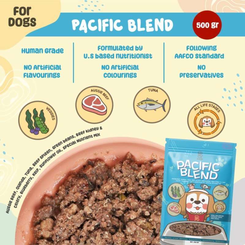 Promo Pacific Blend Dog And Cat Food (500g) Diskon 23% Di Seller Siba ...
