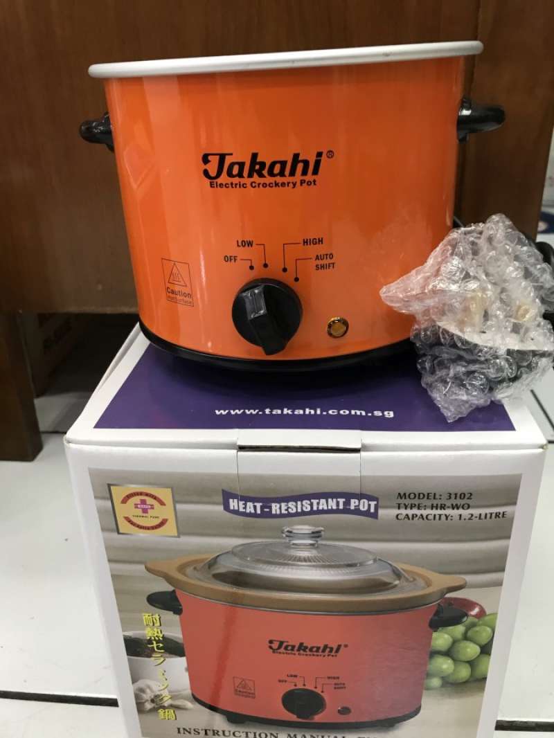 Promo Body Slowcooket Takahi 1.2 Liter Model 3102 Diskon 23% Di Seller ...