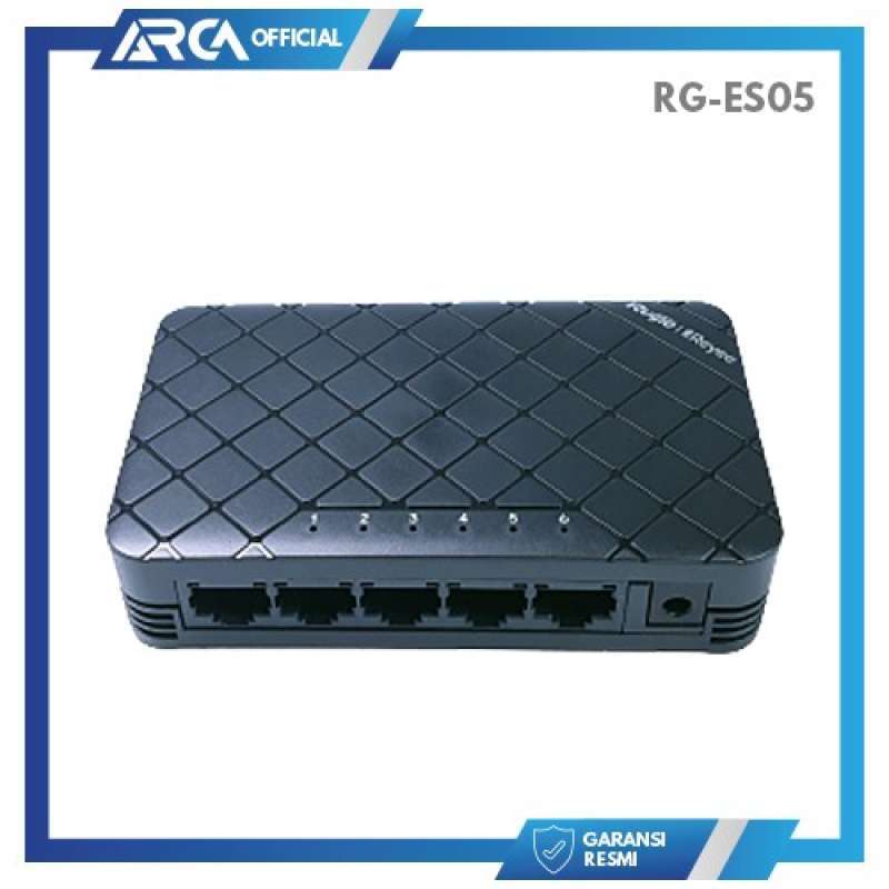 Promo Ruijie Reyee Rg-es05 5-port 10/100 Mbps Unmanaged Switch Plastic Case Diskon 23% Di Seller ...