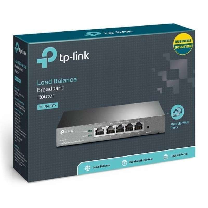Promo / Tplink Desktop Load Balance Broadband Router Tl-r470t+ Diskon ...