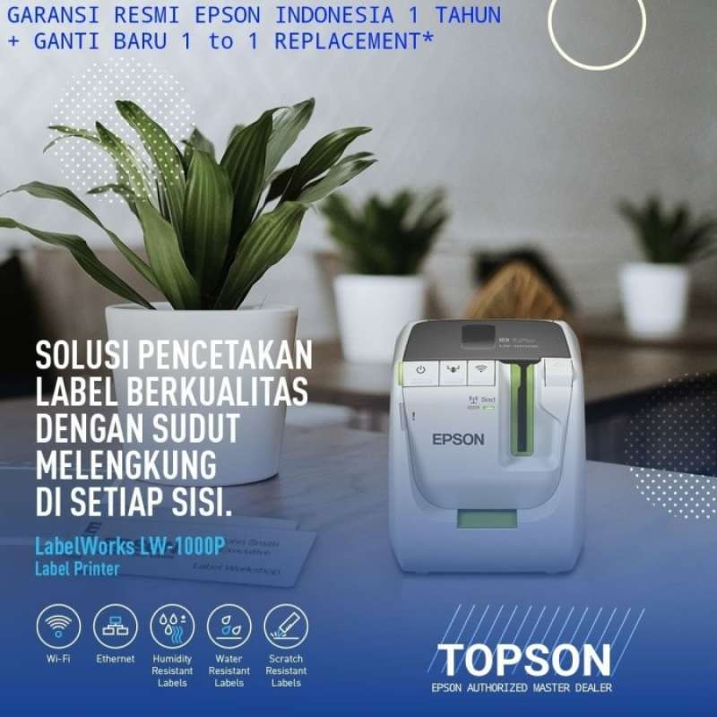 Promo Lw-1000p Barcode Qr Code Logo Inventory Aset Label Printer Diskon ...