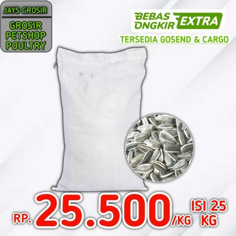 Jual Kuaci 25kg Makanan Burung Kuaci Karungan 25kg Kuaci Pakan Burung ...