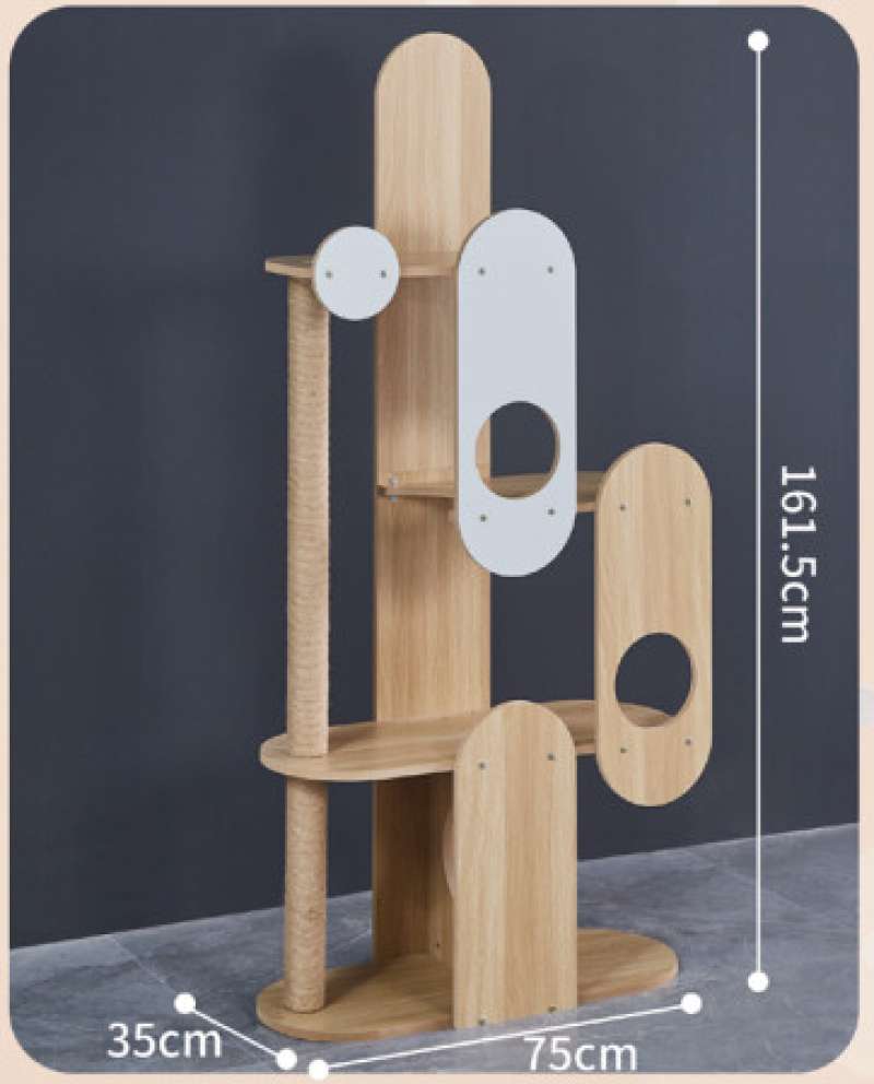 Jual F&g Kayu Solid Mewah Kucing Perayap Sarang Kucing Pohon Kucing ...