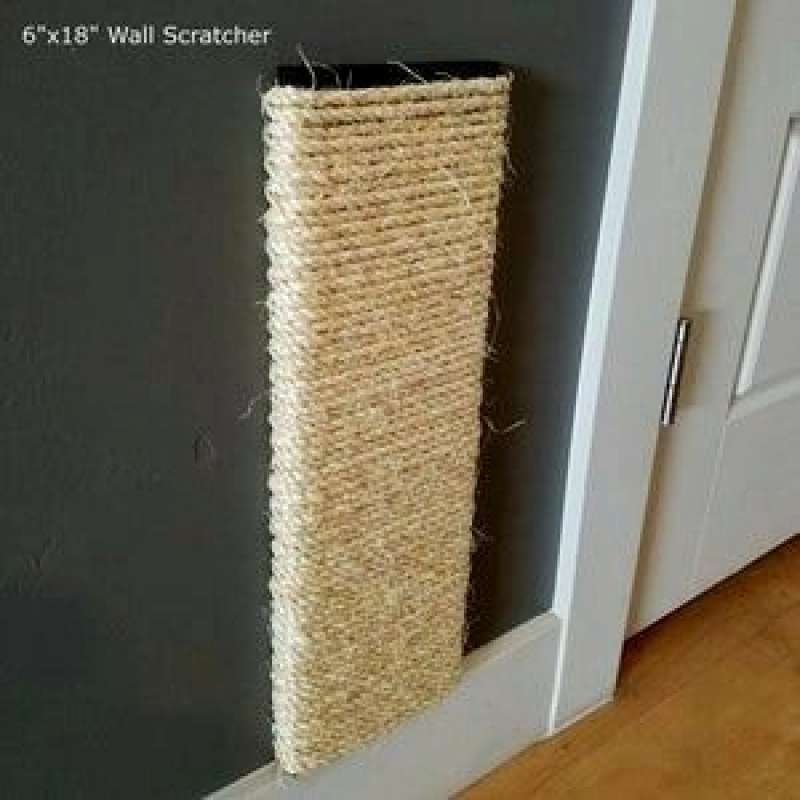 Jual Scratcher Tempel Dinding Garukan Kucing Simple Minimalis Di Seller ...