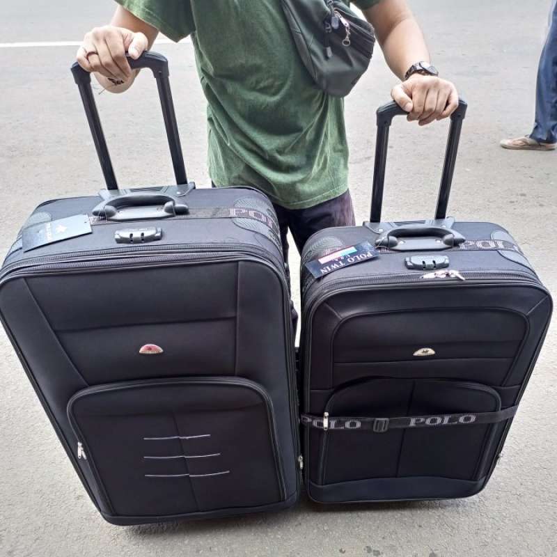 Promo Koper 32 Inch Polo Jumbo 32 Inch Bahan Kanvas 28 Inch Diskon 23% ...