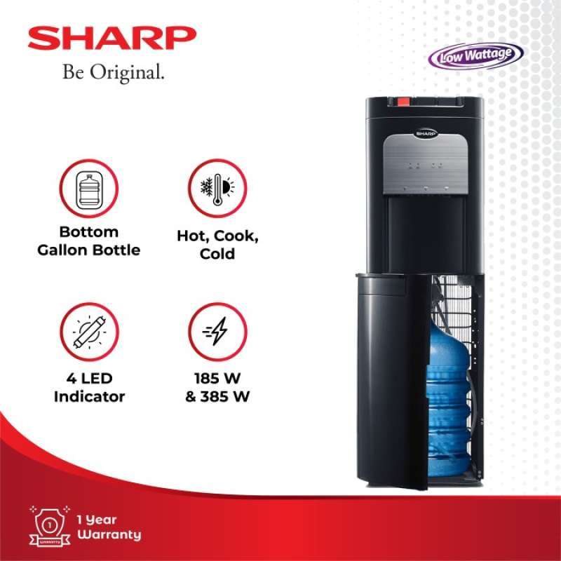 Jual Sharp Water Dispenser Swd-72ehl-bk Bottom Loading- Black Di Seller Belanja-id - Cengkareng ...