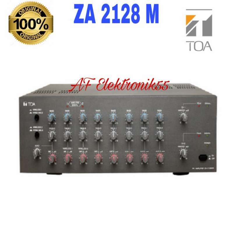 Promo Mixer Amplifier Toa Za 2128 M Original 2 X 120 Watt Diskon 23% Di ...