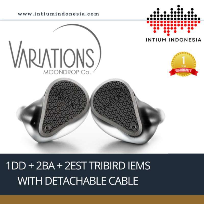 Promo Moondrop Variations Hybrid 1dd+2ba+2est In Ear Monitor Earphone ...