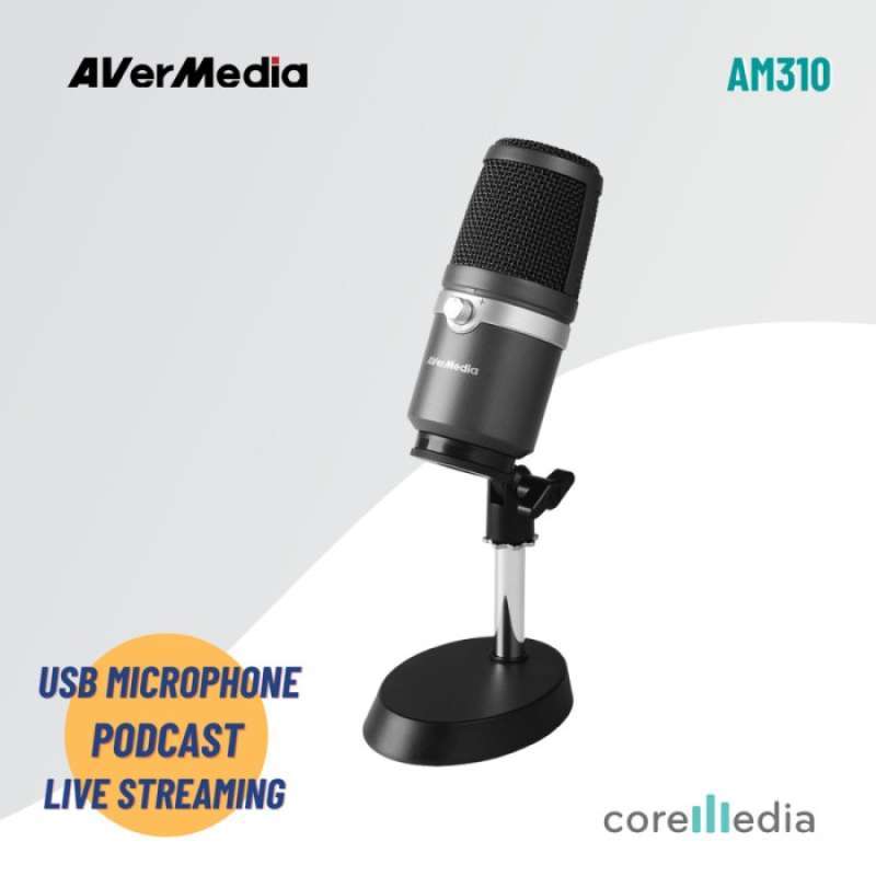 Jual Avermedia Am310 Mikrofon Usb Mic Cardioid Untuk Podcast Asmr Streaming Di Seller Ryoma ...
