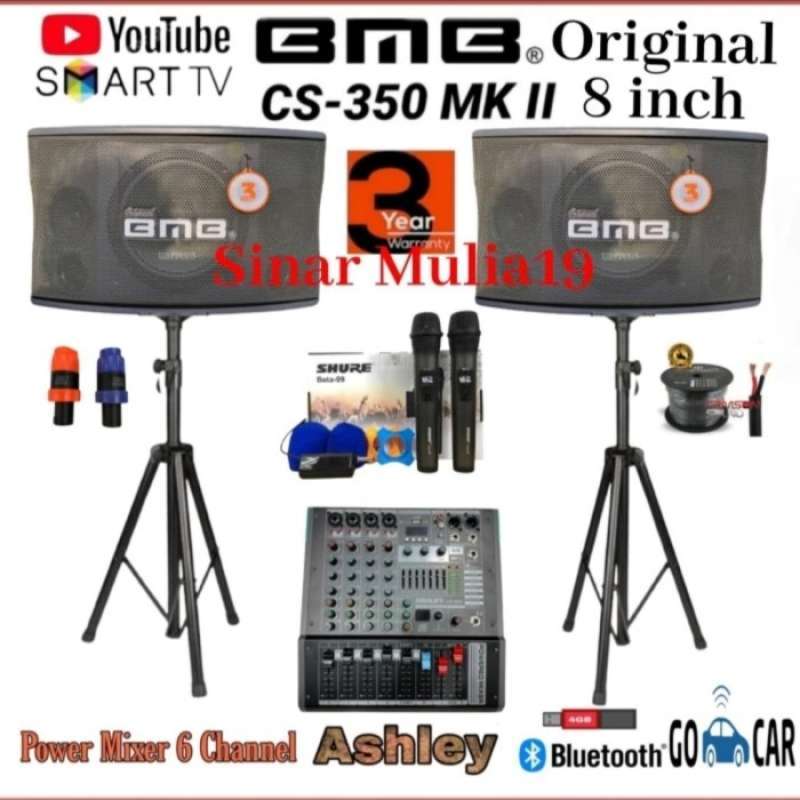 Promo Paket Sound System Speaker Bmb Original Power Mixer Ashley Cr6000 ...